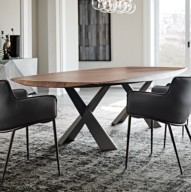 Mad Max Wood Table by Cattelan Italia