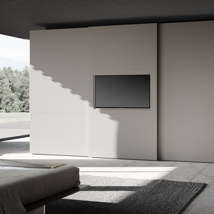 Tris you Tv Sliding Doors Wardrobe by Presotto